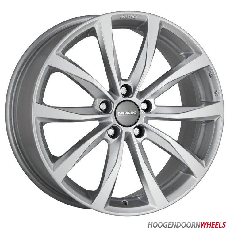 MAK ALU WOLF - MAK ALU WOLF 7x17 5X100 ET 38 57.1 Silver velg MAK ALU WOLF - MAK ALU WOLF 7x17 5X100 ET 38 57.1 Silver velg